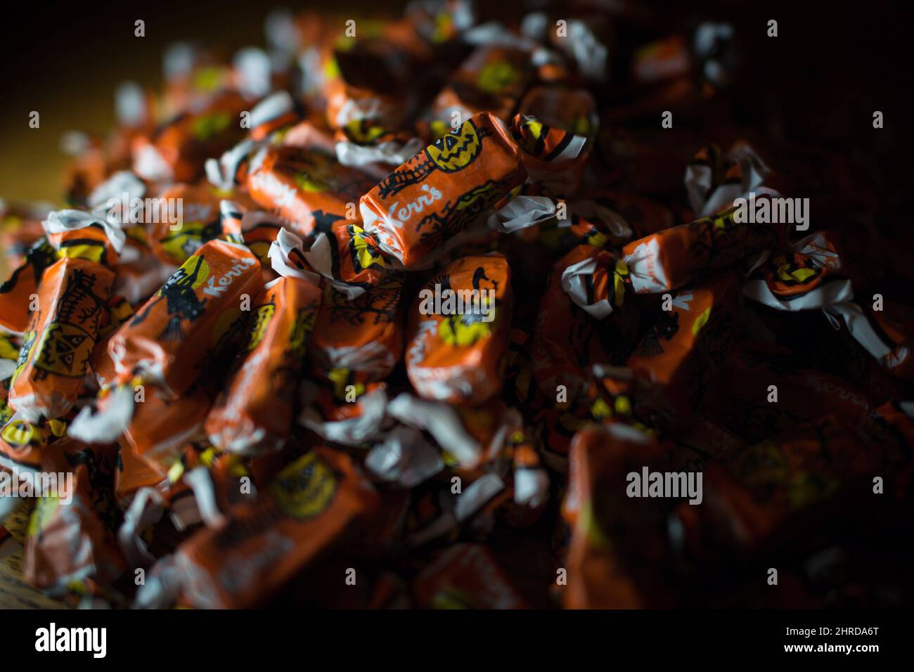 Molasses Kisses Halloween candy by Kerr's Candy are shown in Toronto on ...