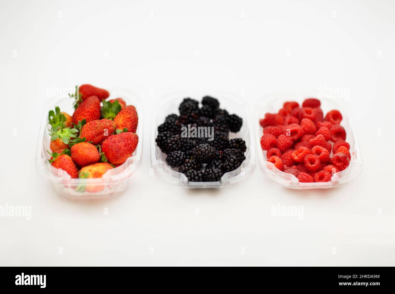 Natures candy. Studio shot of strawberries, raspberries and ...