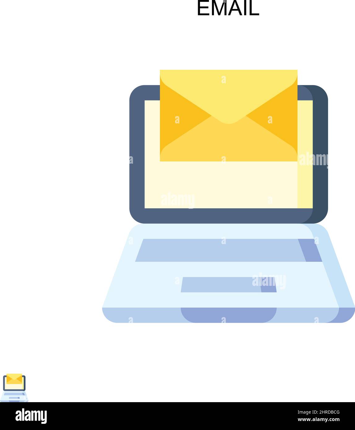 Email Simple vector icon. Illustration symbol design template for web mobile UI element Stock ...