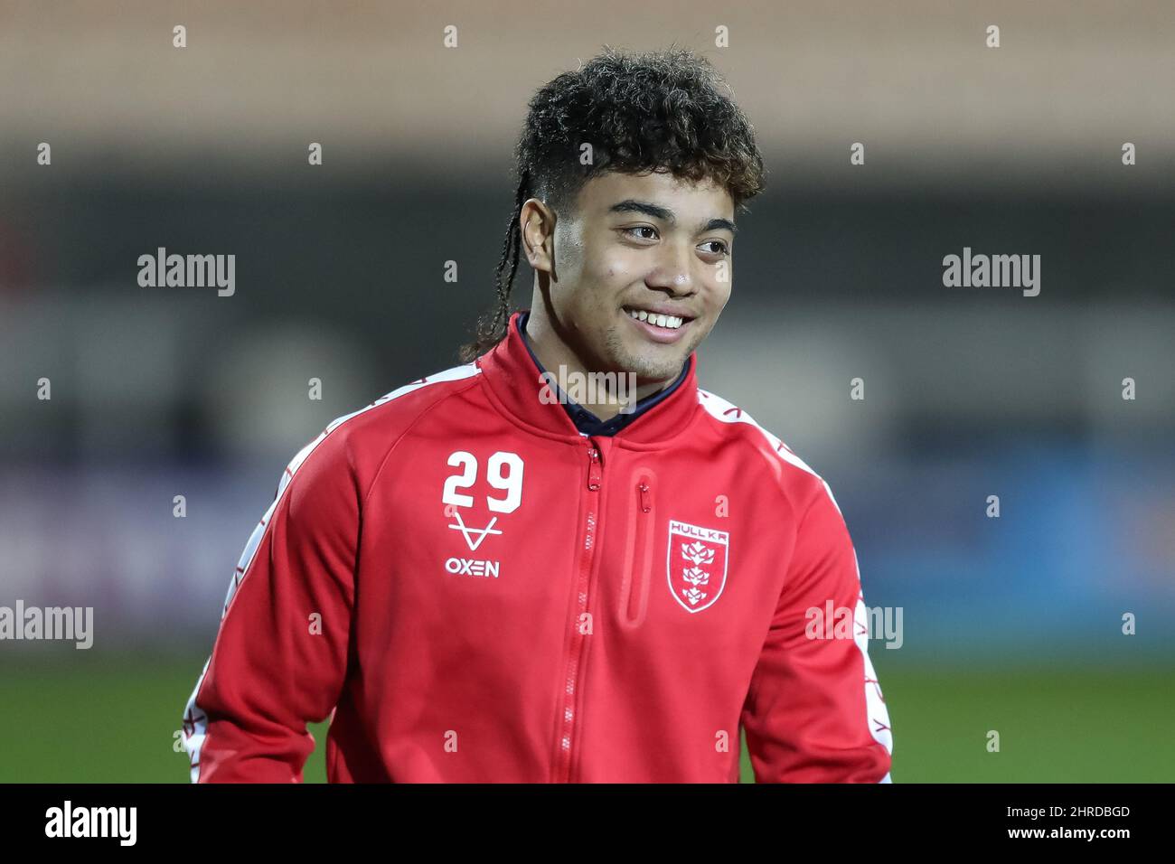 Phoenix Laulu-Togaga’e #29 of Hull KR arrives at Sewell Group Craven ...