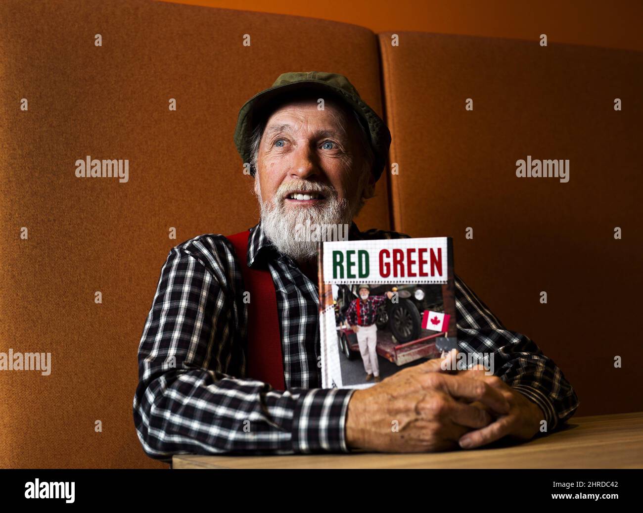 Canadian actor Steve Smith, also known as Red Green, poses for a ...