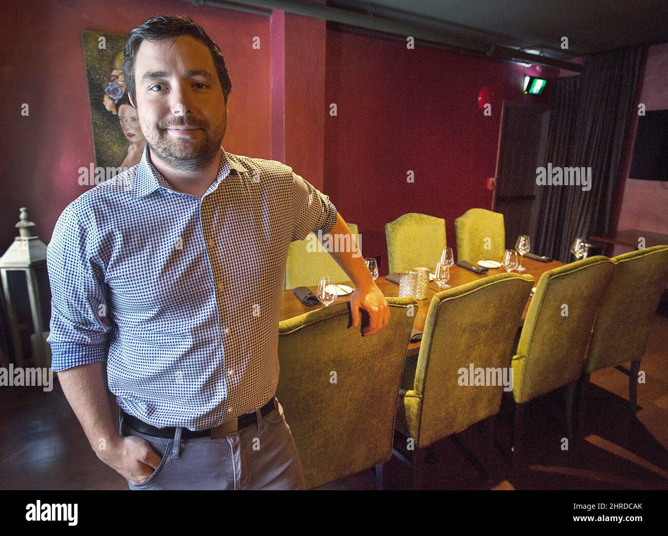 Sam Murphy, general manager of the Barrington Steakhouse and Oyster Bar ...