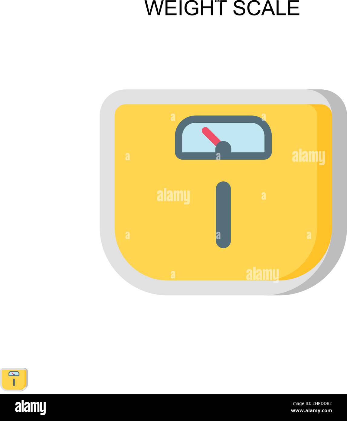 Weight Scale Simple Vector Icon Illustration Symbol Design Template For Web Mobile Ui Element