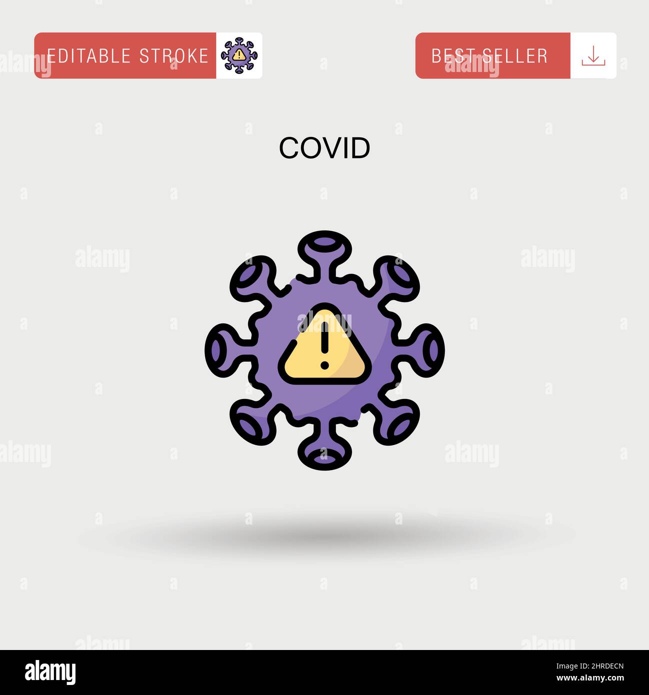 Pandemic covid 19 icon Stock Vector Images - Alamy