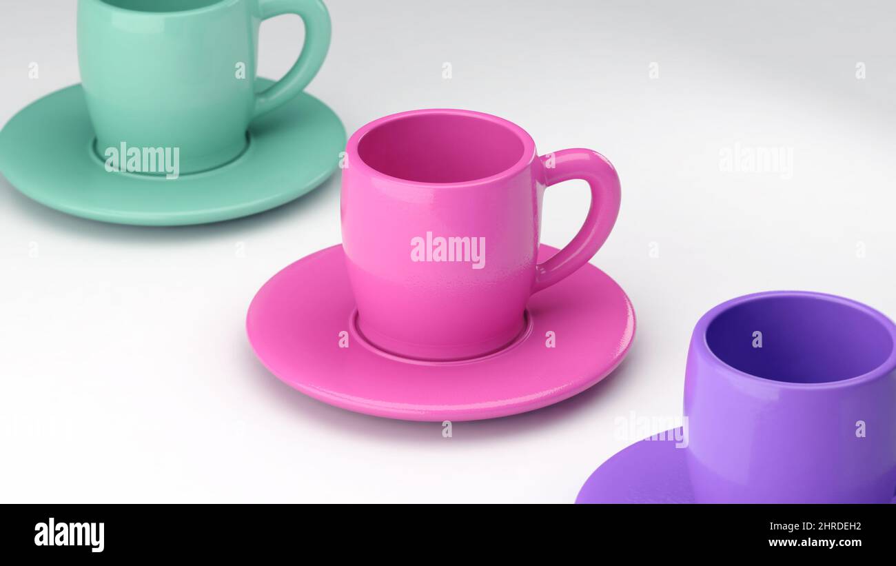 3d cups hi-res stock photography and images - Alamy