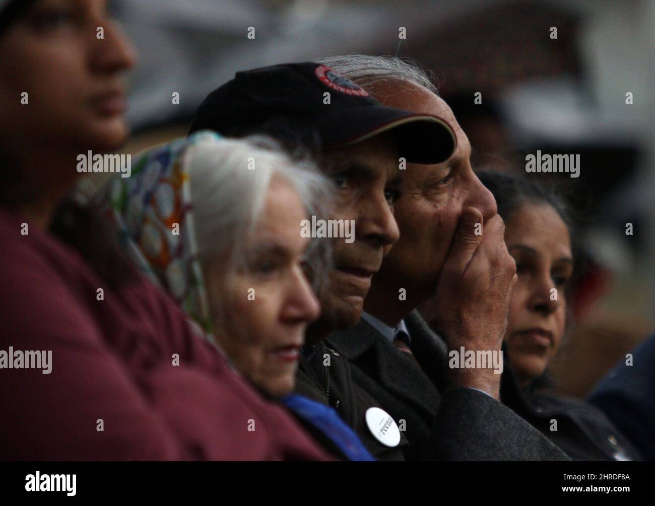Manjit Virk becomes emotional as people speak at a memorial marking 20 ...