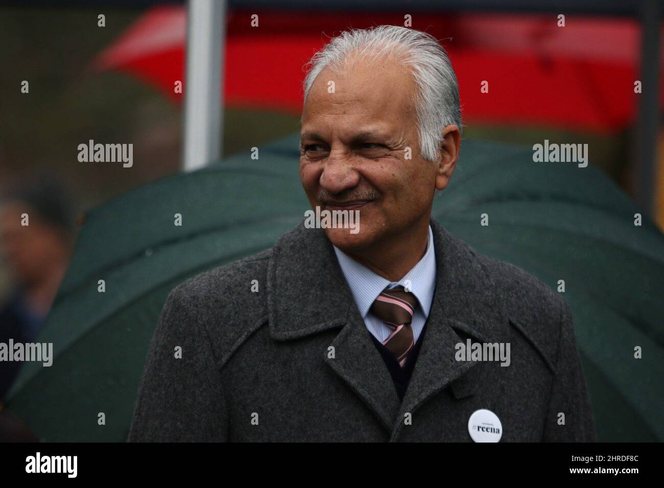 Manjit Virk arrives to speak at a memorial marking 20 years since the ...