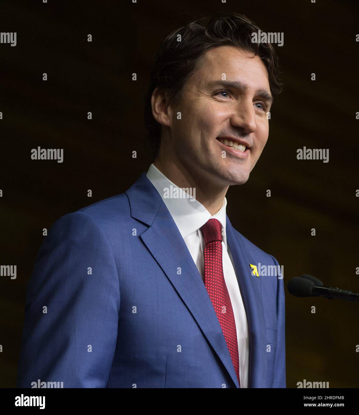 Prime Minister Justin Trudeau speaks at the Women Deliver kickoff event ...