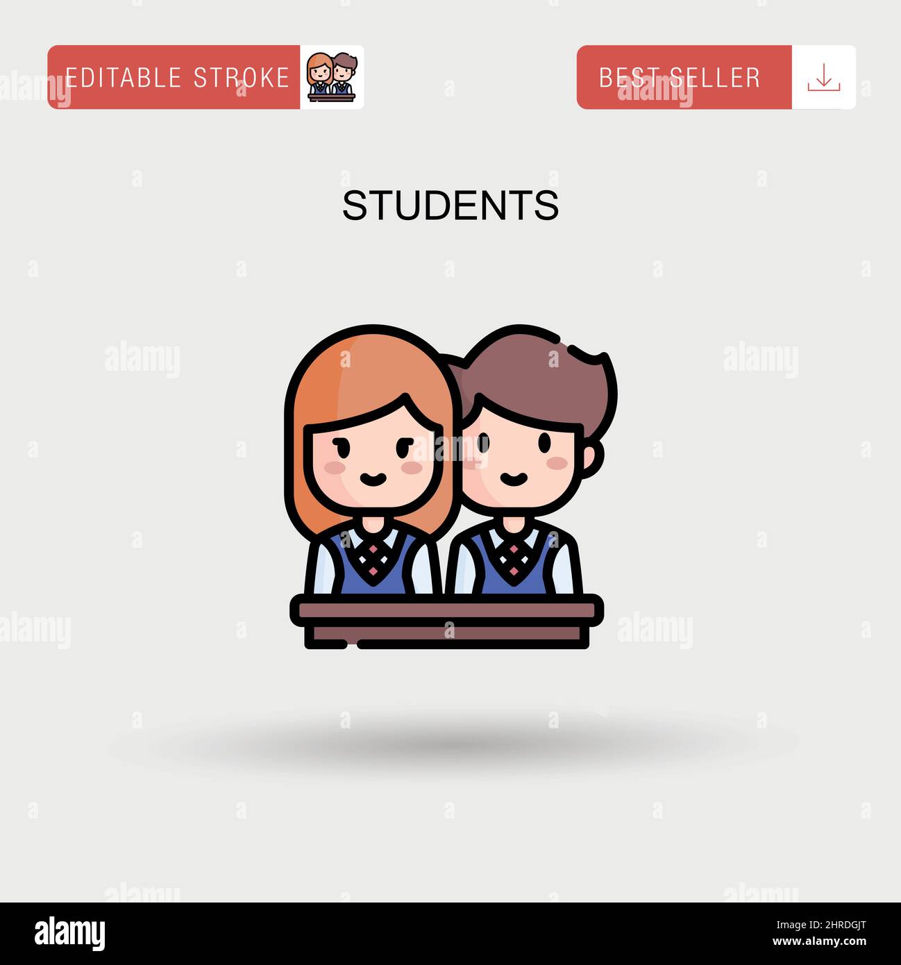 African american students class Stock Vector Images - Alamy