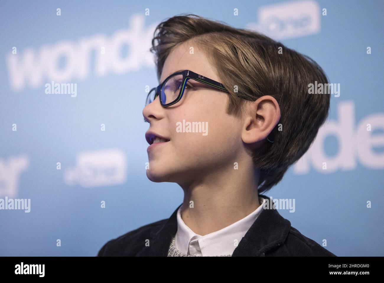 Jacob Tremblay, star of the movie "Wonder" attends attends an event at ...