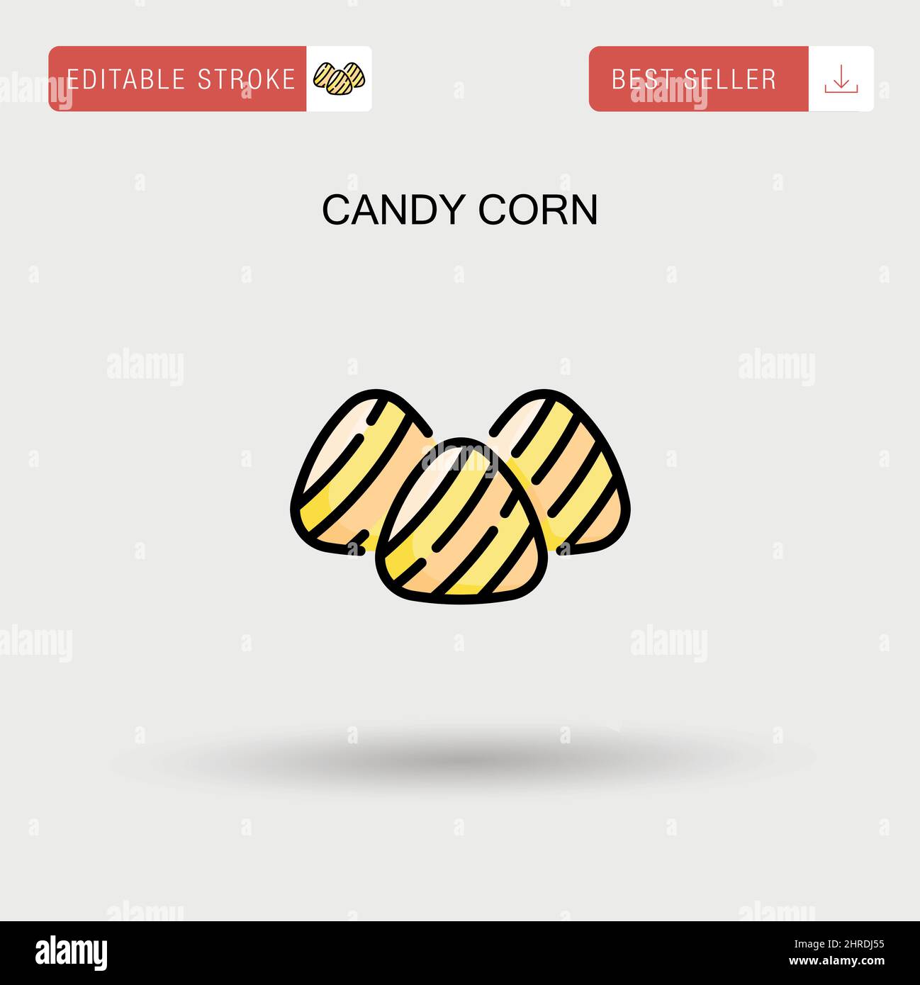 Corn shape Stock Vector Images - Alamy