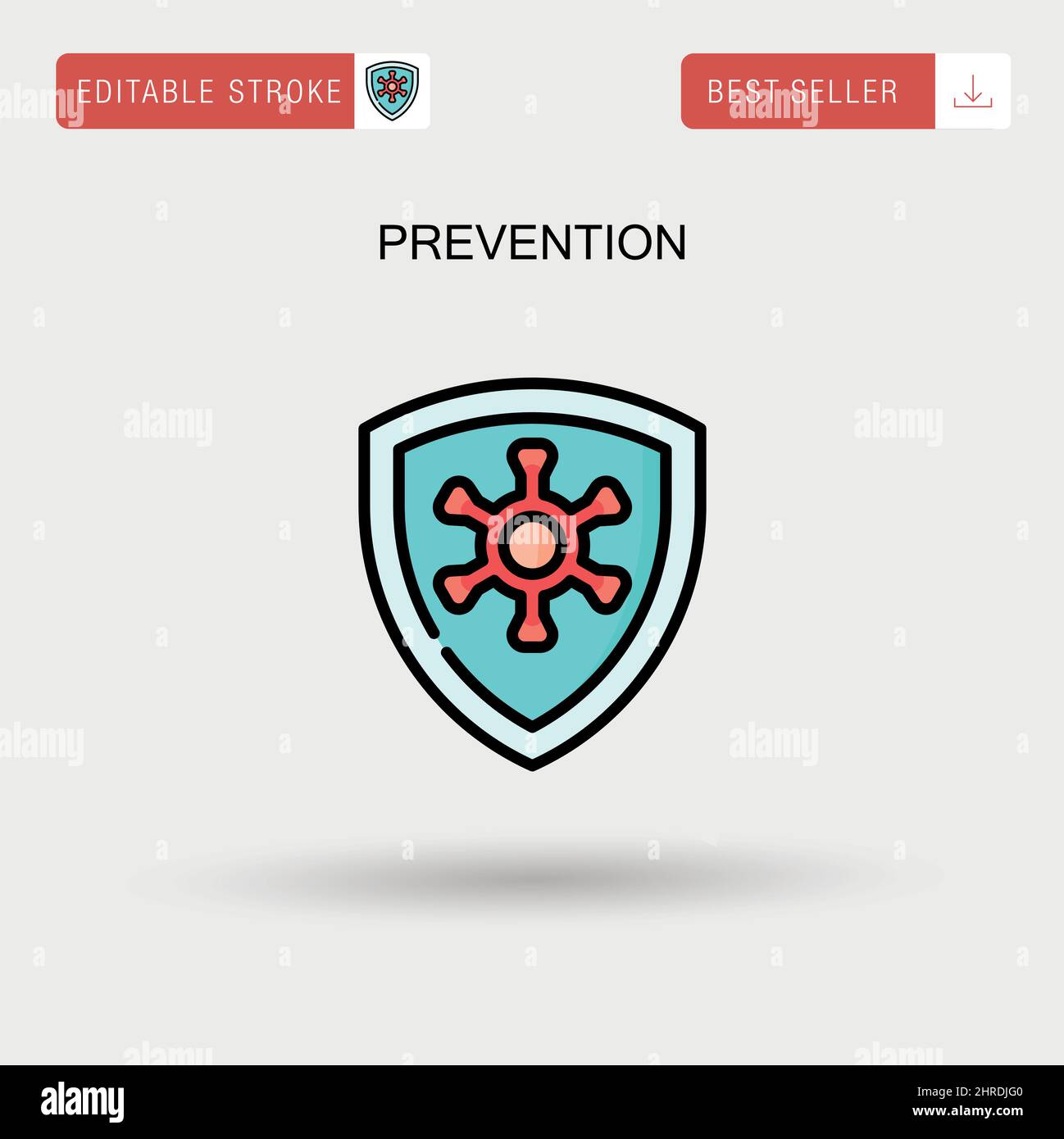 Prevention Simple vector icon Stock Vector Image & Art - Alamy