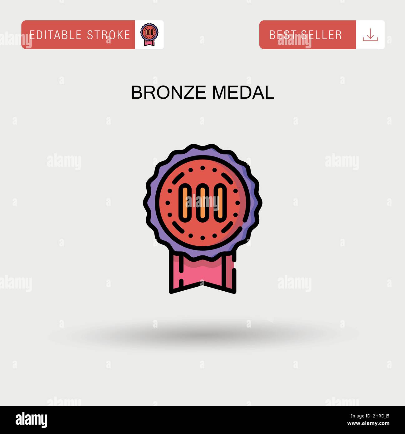 Bronze icon hi-res stock photography and images - Alamy