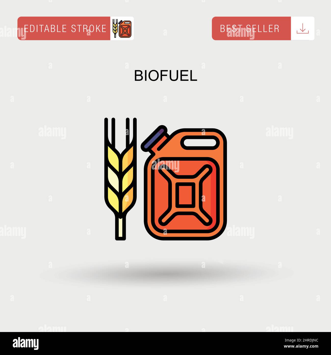Biofuel Simple vector icon Stock Vector Image & Art - Alamy
