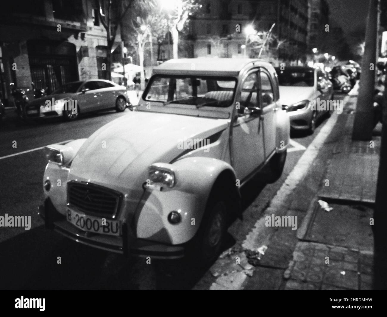 View of a classic Citroen 2cv van in the street Stock Photo - Alamy