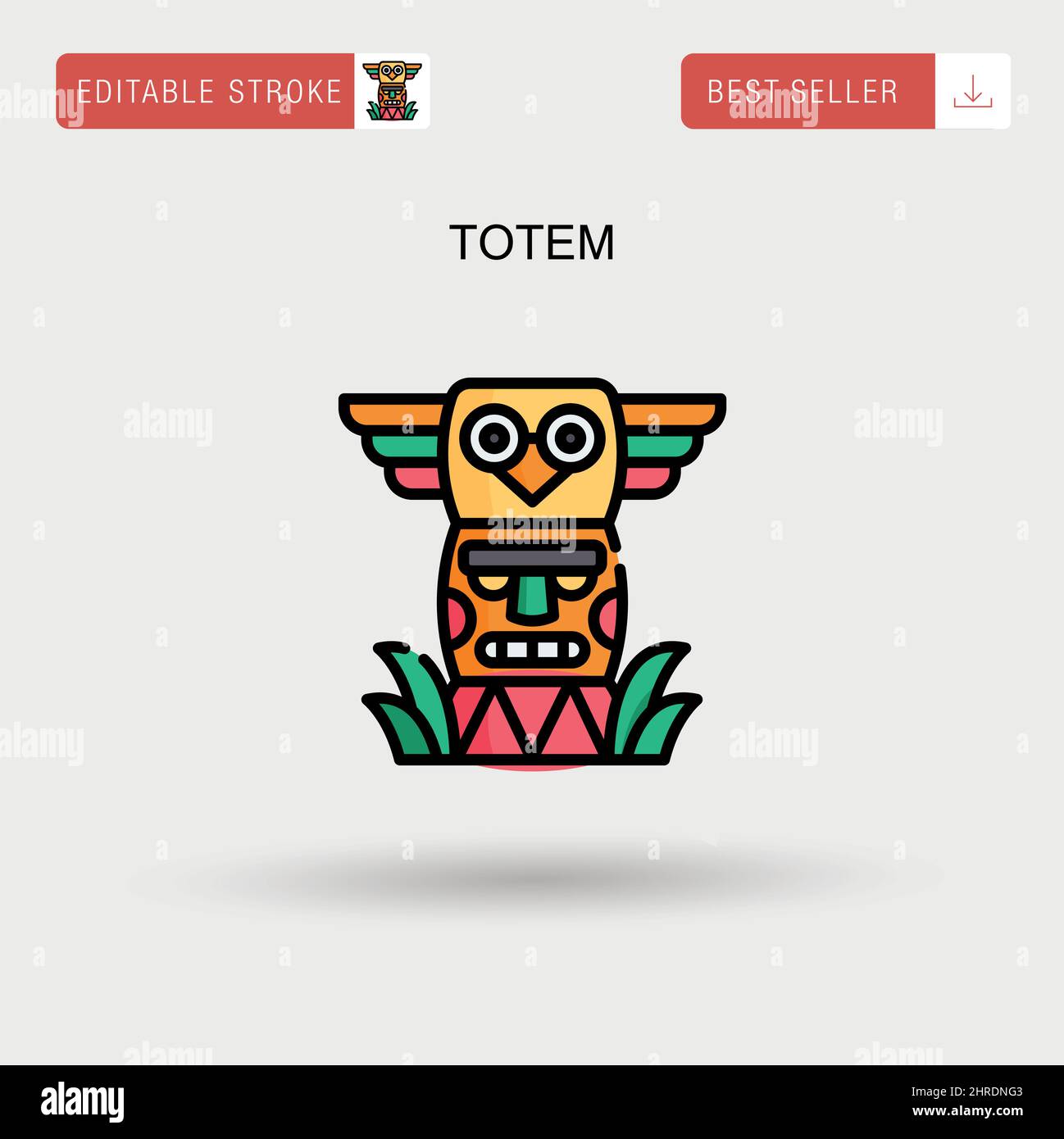 African totem hi-res stock photography and images - Alamy