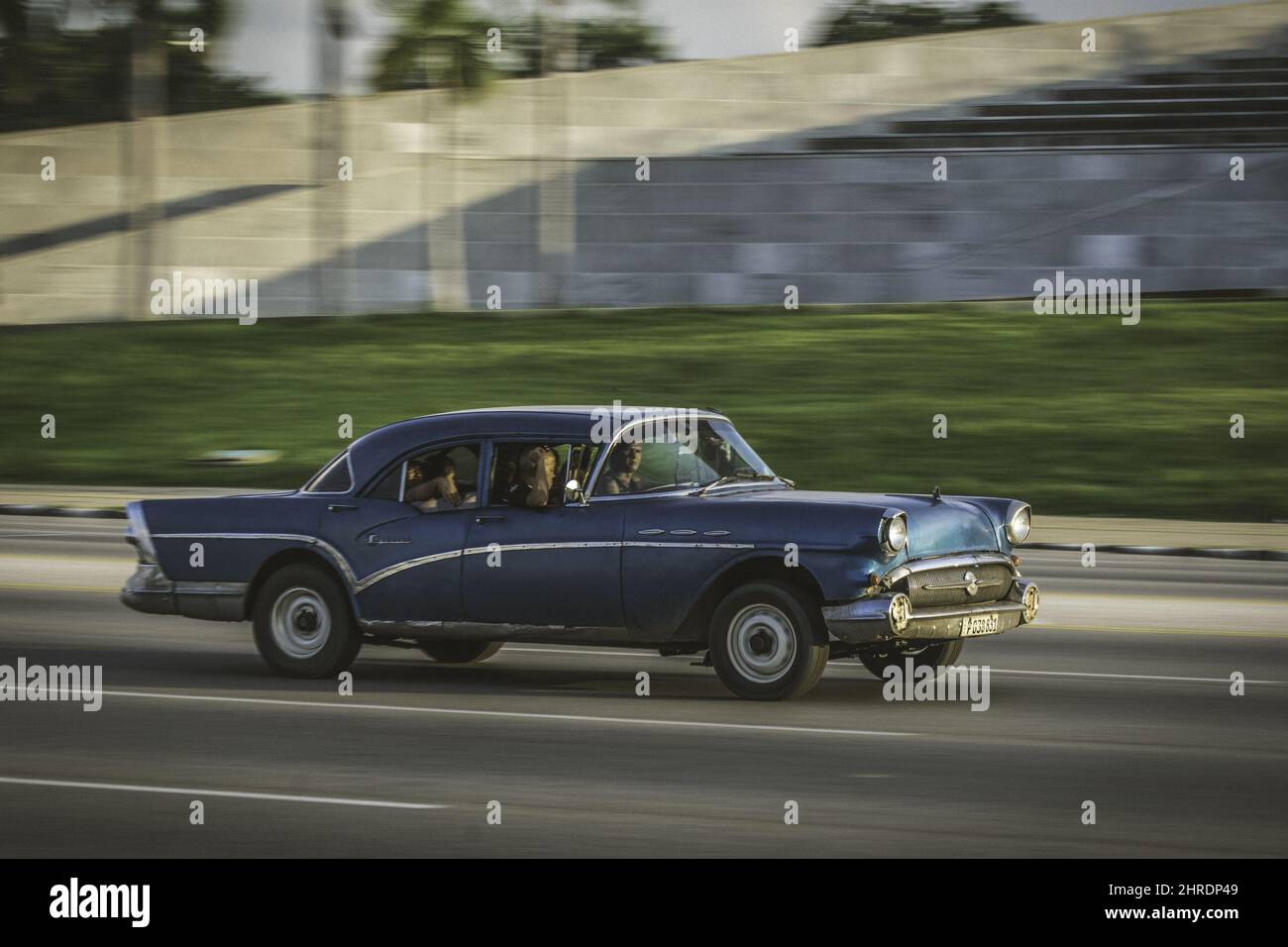 Old blue Buick Special model car Stock Photo - Alamy