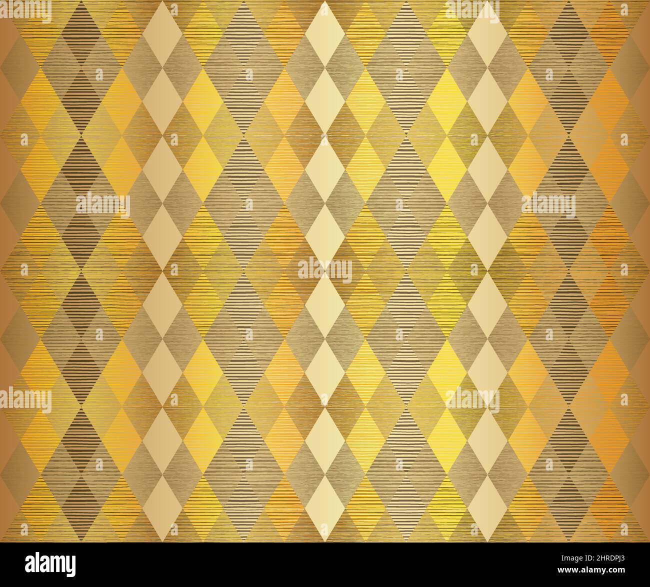 Elegant Gold and Yellow Rhombus Geometric Seamless Pattern Design Stock ...