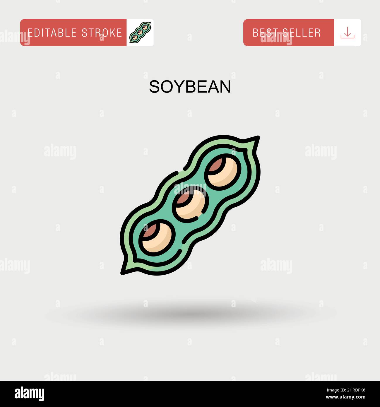 Soy legume Stock Vector Images - Alamy