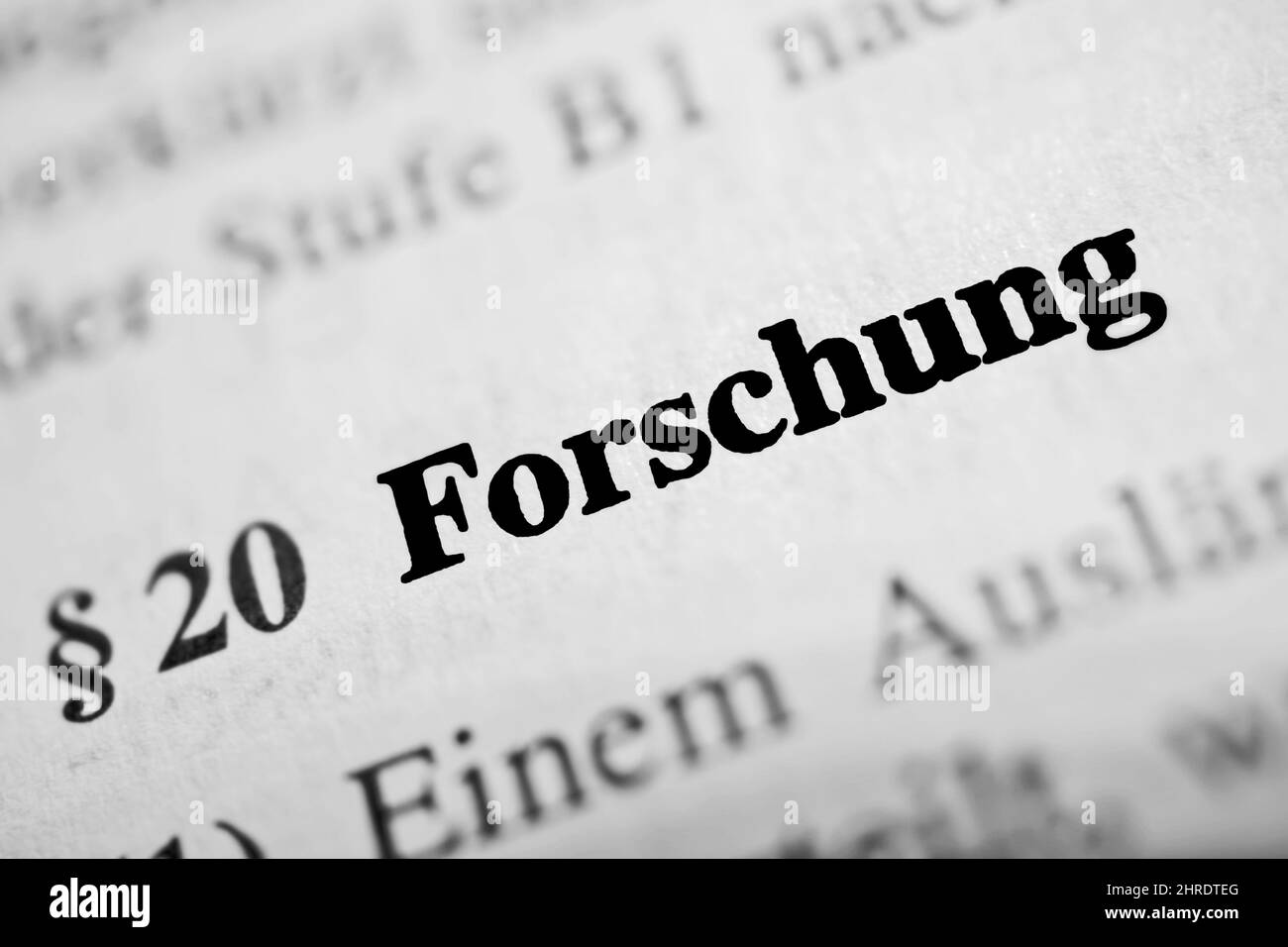 Closeup of the word "research" written on the page Stock Photo - Alamy