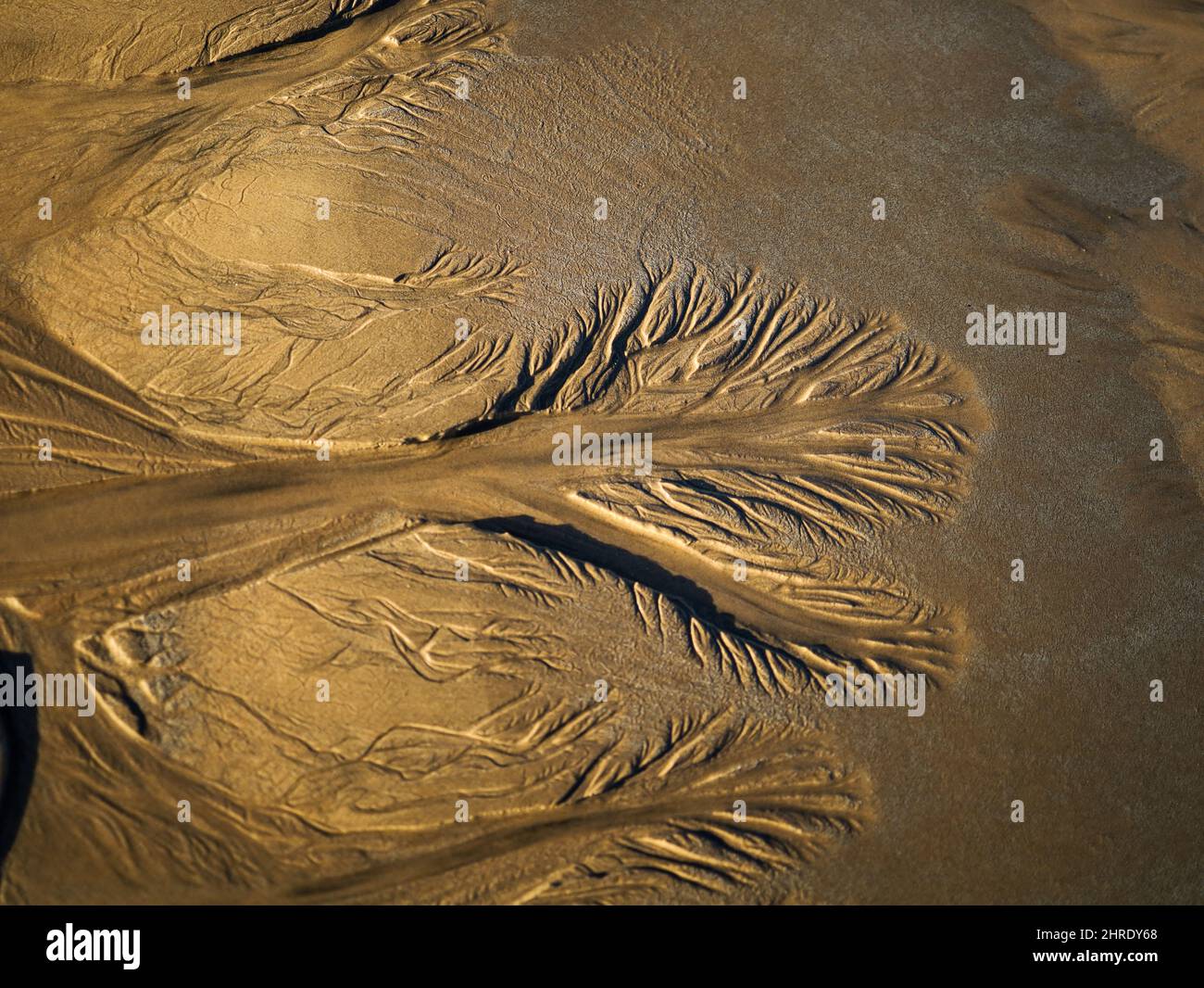 Closeup shot of textured sand near Barn Hill Station, Pilbara ...