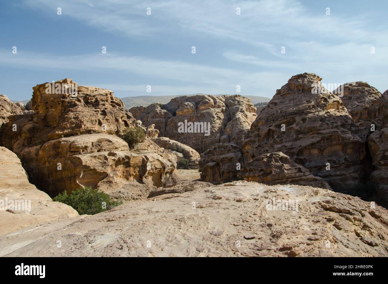Scenic view of the historical Petra city in Jordan Stock Photo - Alamy