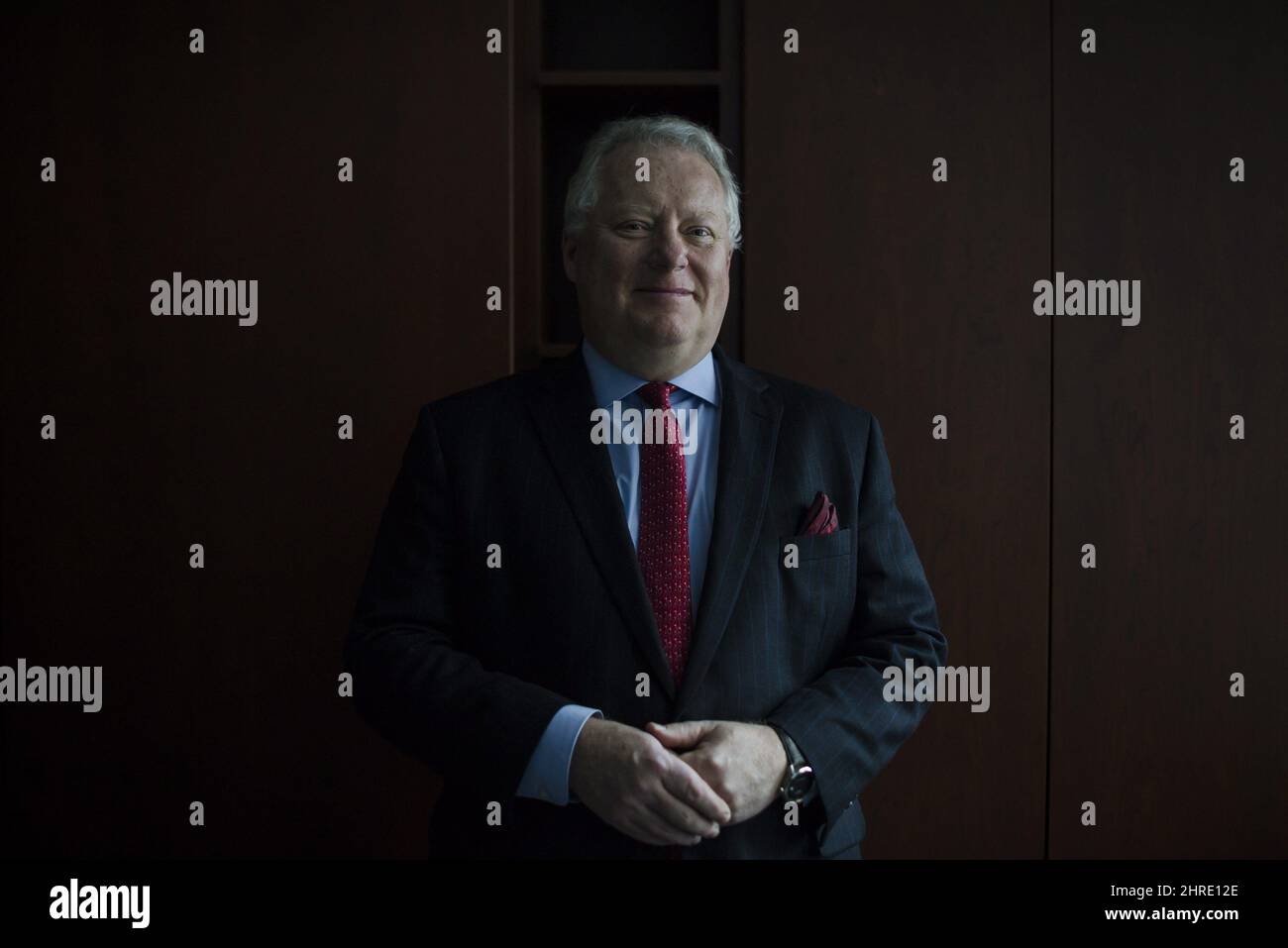 Richard Carleton, CEO of the Canadian Securities Exchange poses for a ...