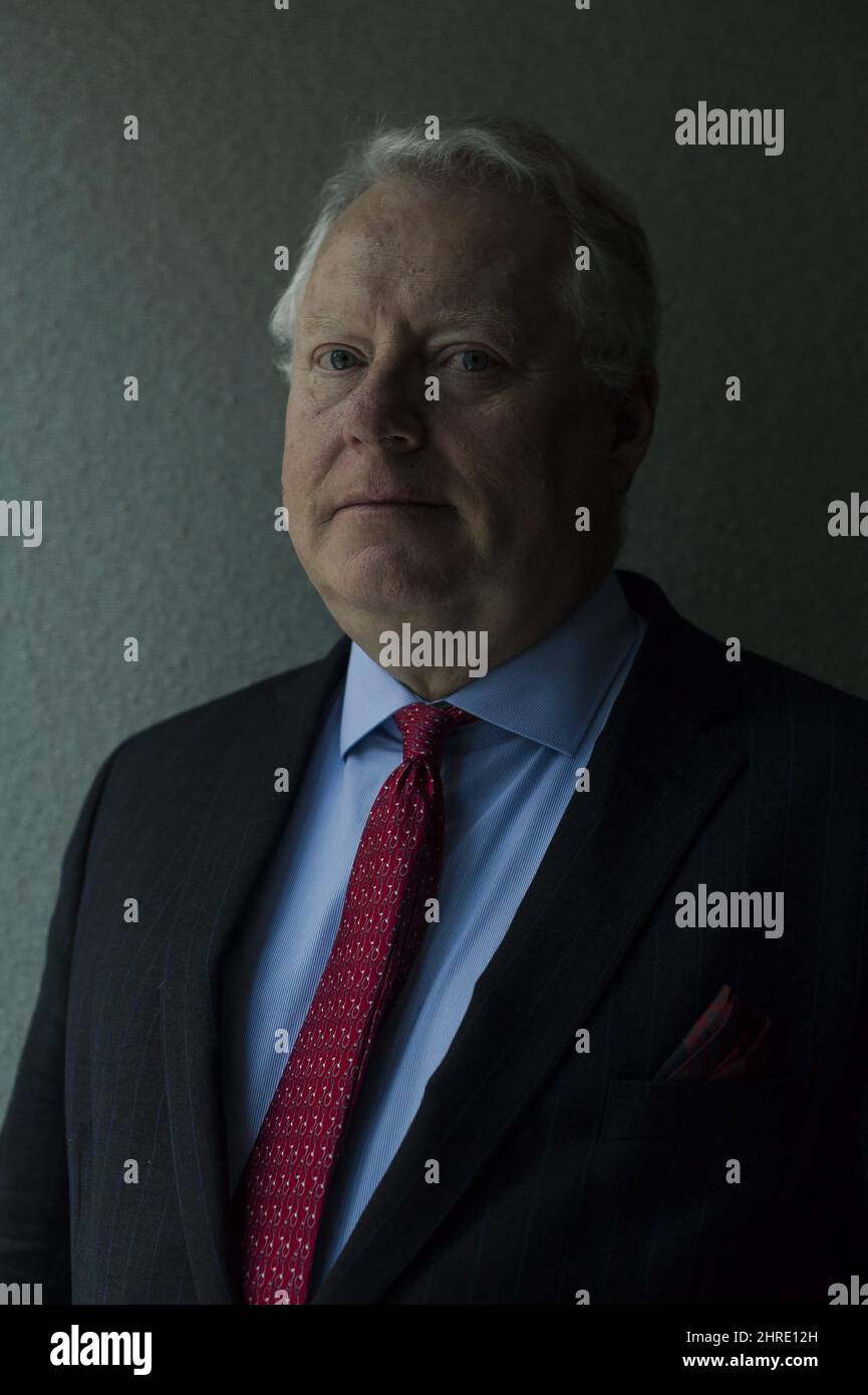 Richard Carleton, CEO of the Canadian Securities Exchange poses for a ...