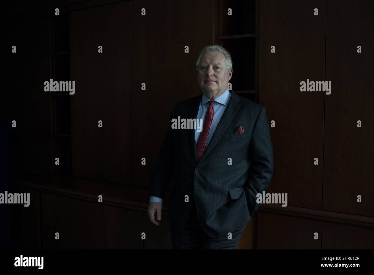 Richard Carleton, CEO of the Canadian Securities Exchange poses for a ...