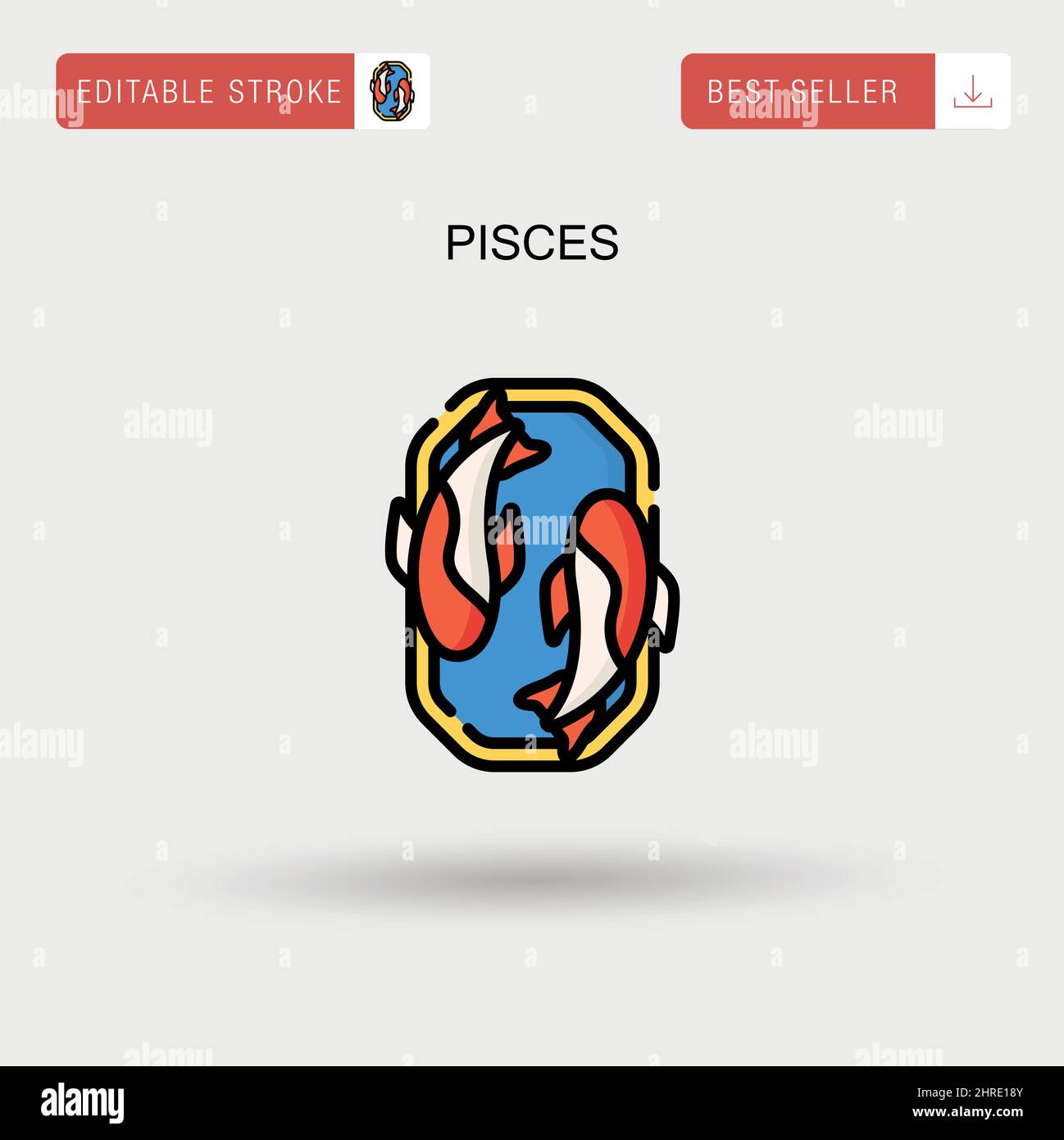 Pisces constellation Stock Vector Images - Alamy