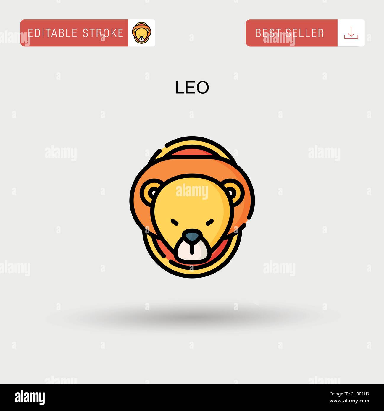 Leo vector hi-res stock photography and images - Alamy