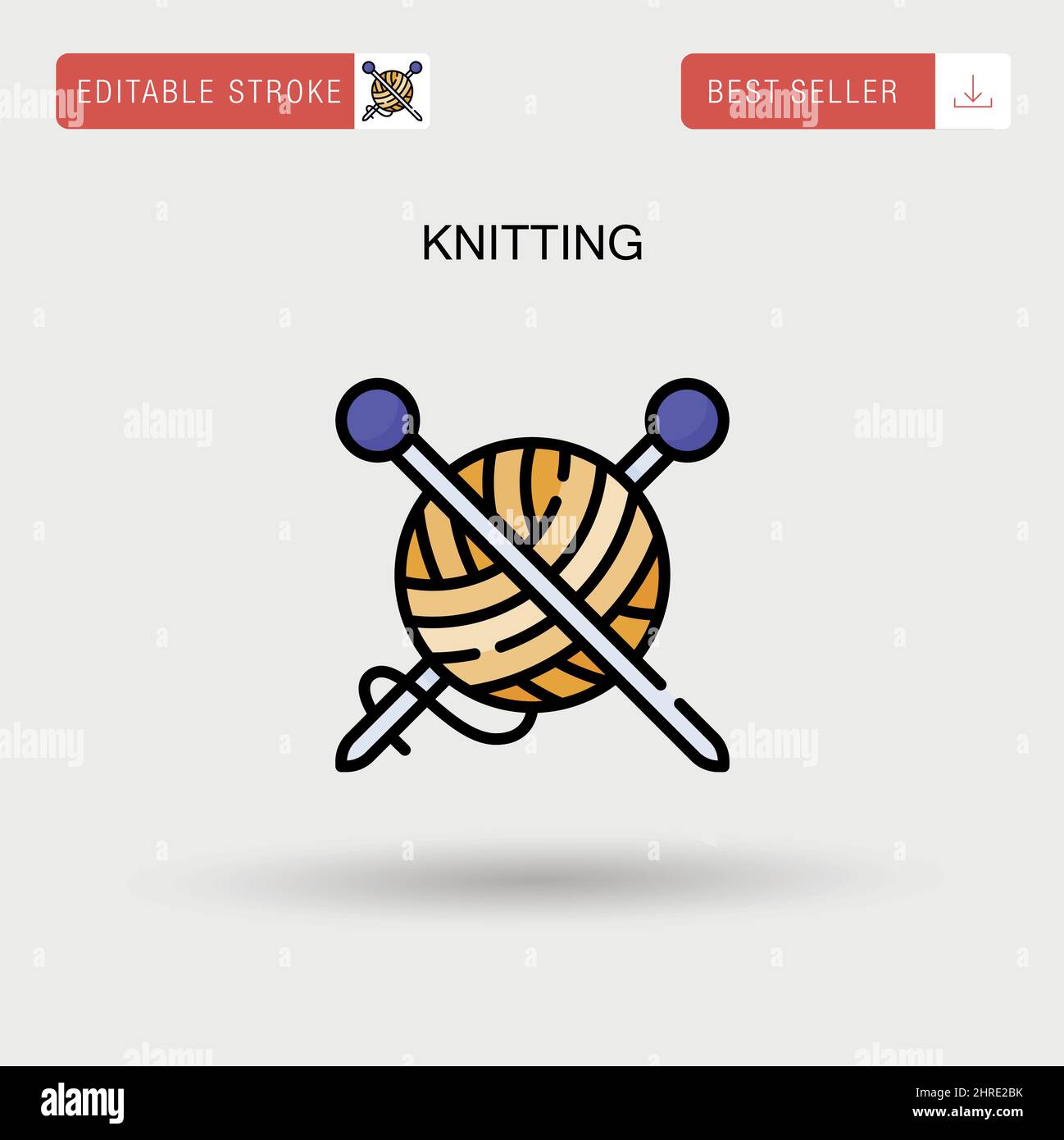 Knitting pattern wool Stock Vector Images - Alamy