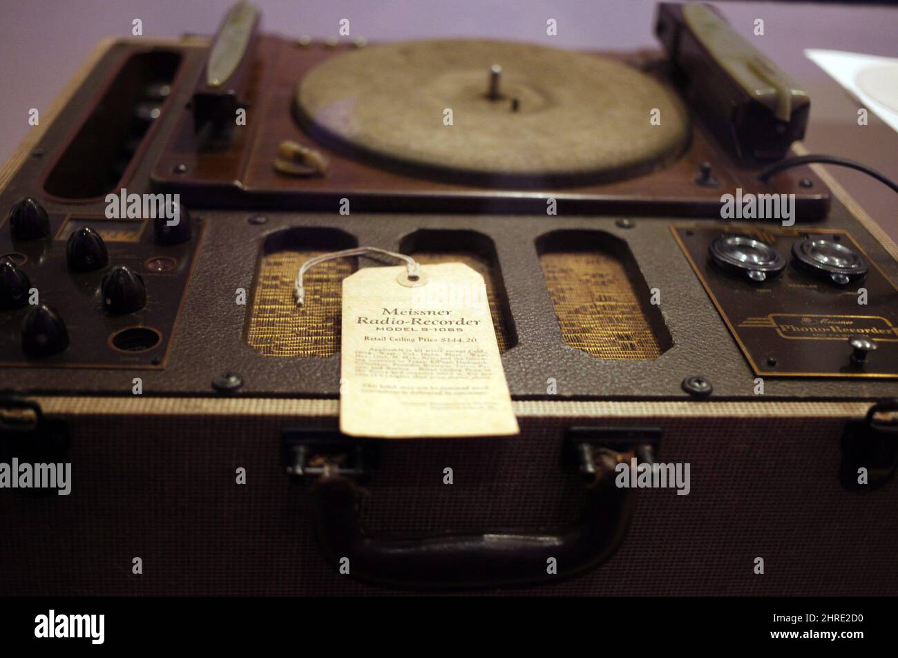 A Meissner Radio Recorder used by musicologist Ida Halpern to document ...