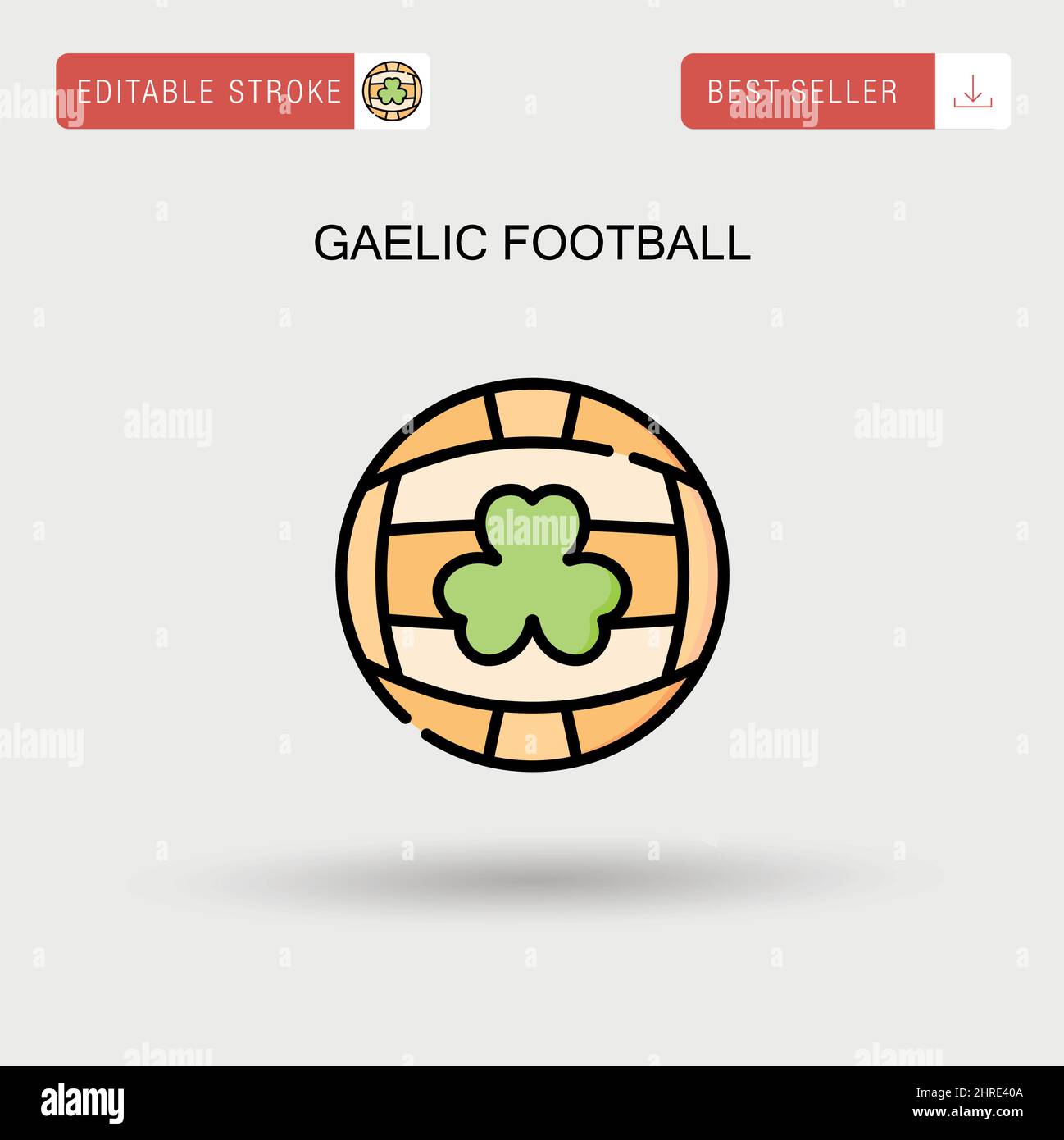 Gaelic football field Stock Vector Images - Alamy
