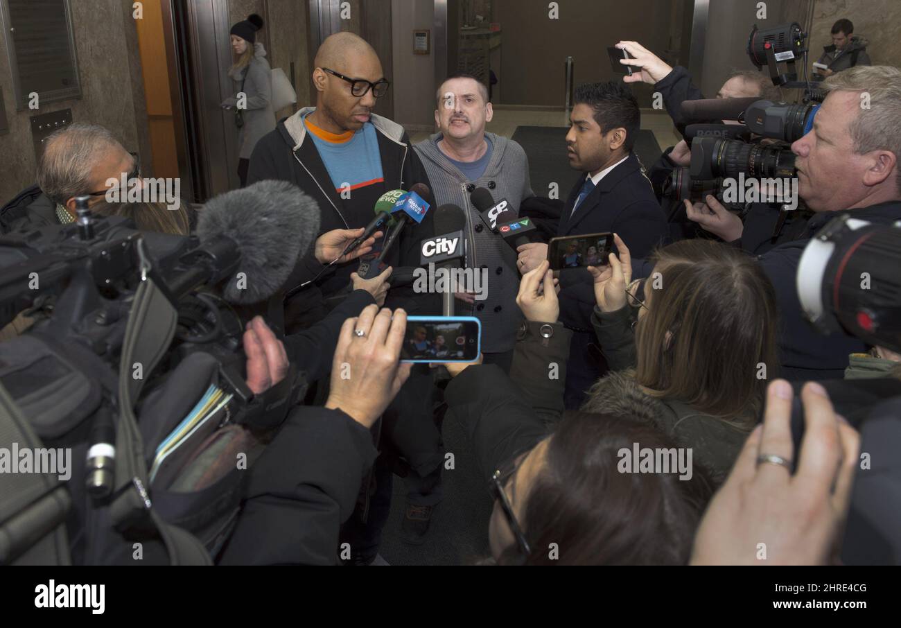 Church and Wellesley community members Alphonso King (left) and John ...