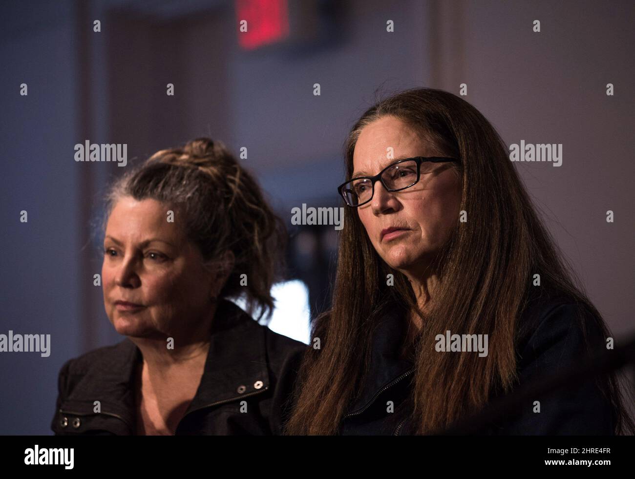 Patricia Kinsman, left, and Karen Coles, sisters of the missing and ...