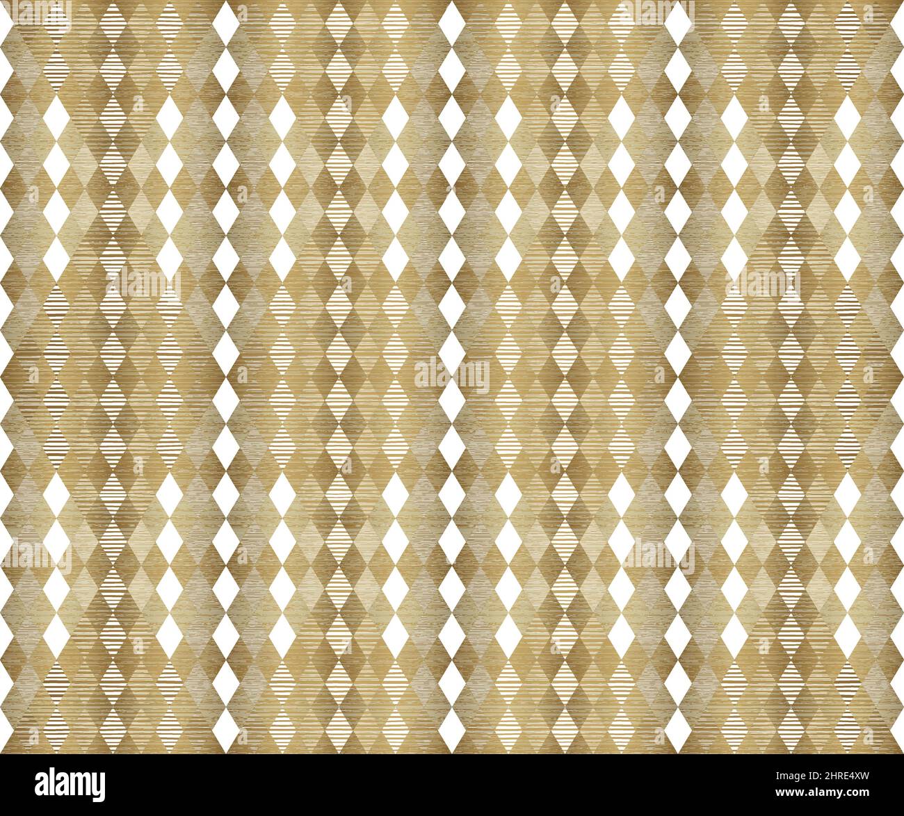 Geometric Rhombus Seamless Pattern Design Gold White Background Stock ...