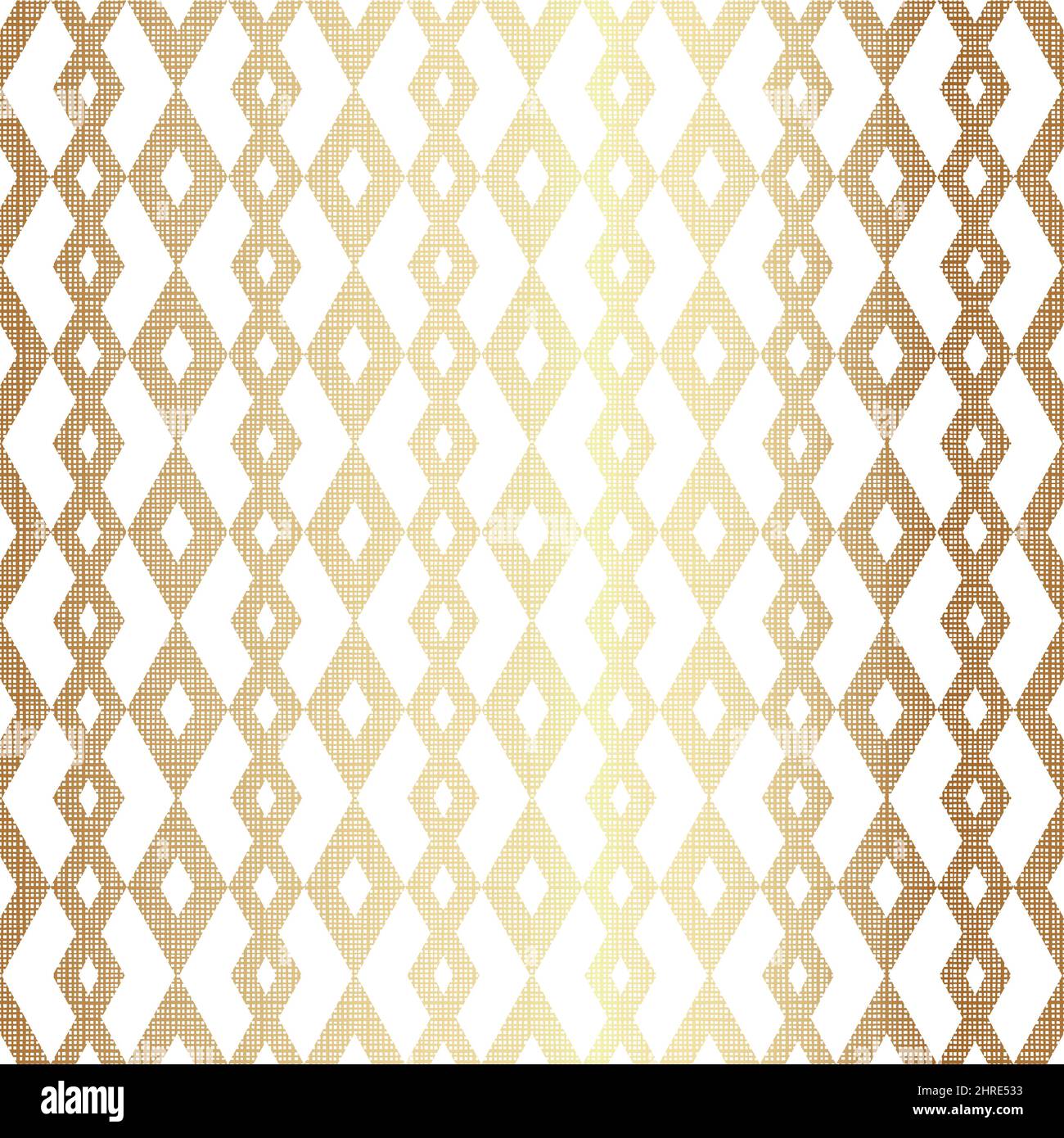 Gold Geometric Vertical Rhombus Textured Seamless Pattern Design on ...