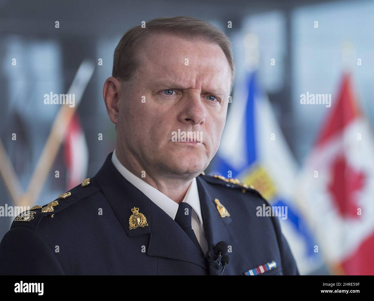RCMP Assistant Commissioner Brian Brennan, the commanding officer of ...