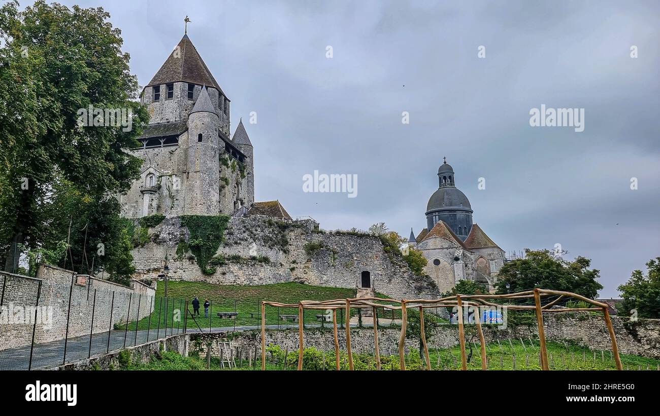 Low angle of an ancient Cesar tower Stock Photo - Alamy