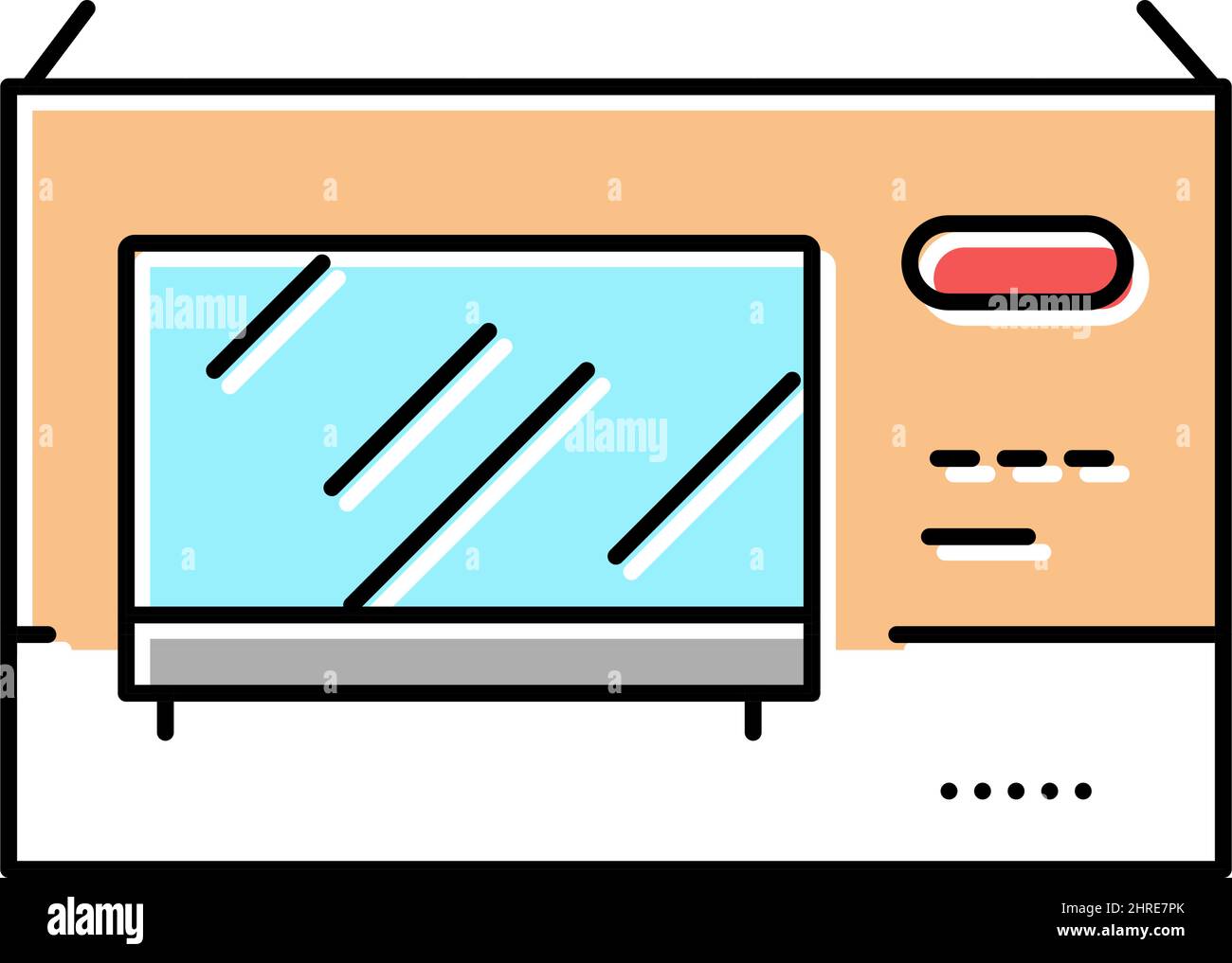 tv plasma box color icon vector illustration Stock Vector Image & Art ...