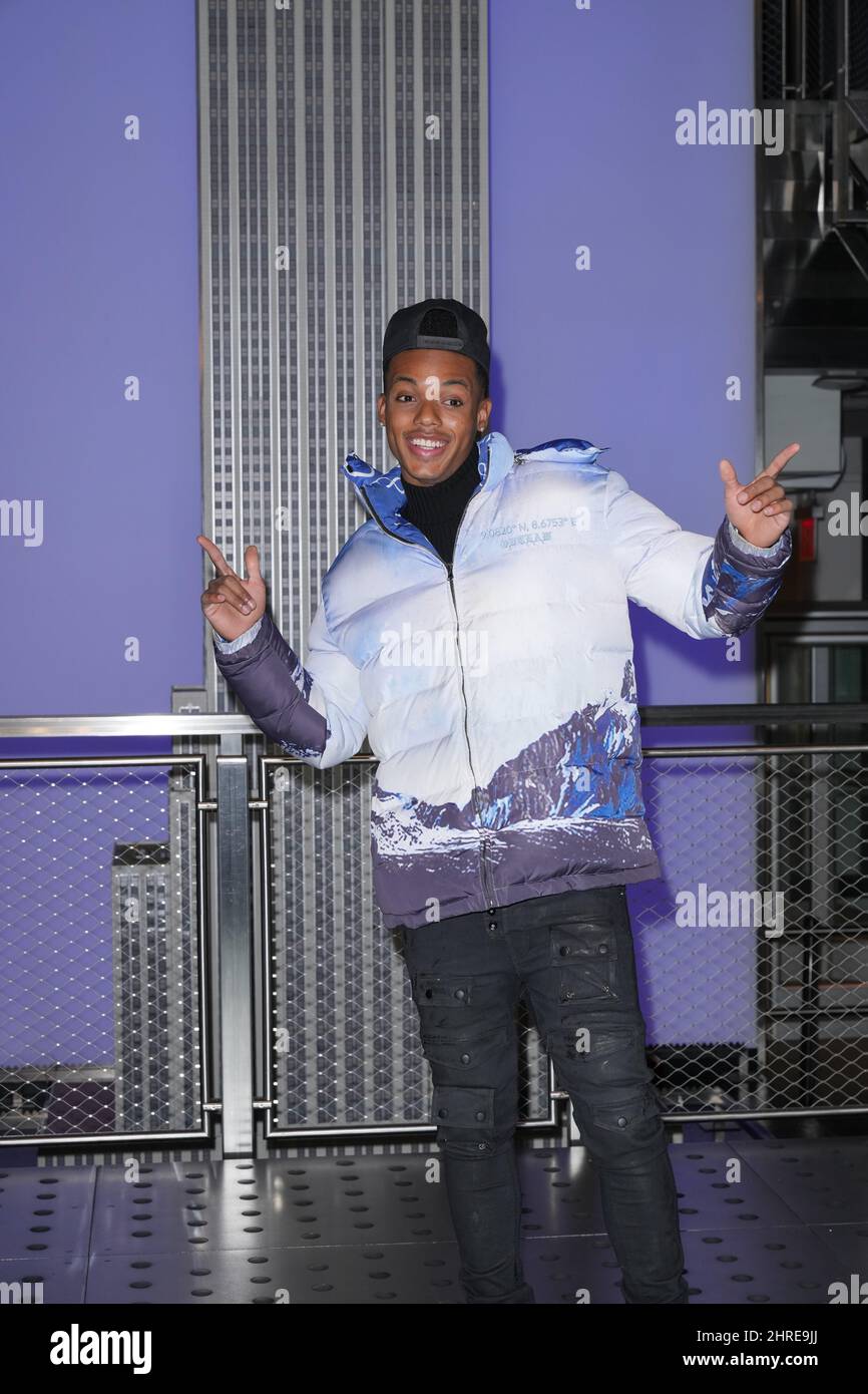Jabari Banks, star of Peacock’s new series Bel-air visits Empire State ...