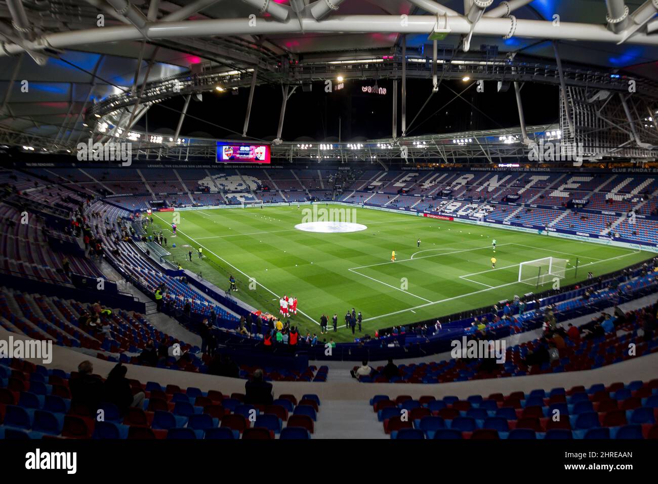 Valencia, Spain, February 25, 2022. Geneal View of Ciutat de Valencia ...