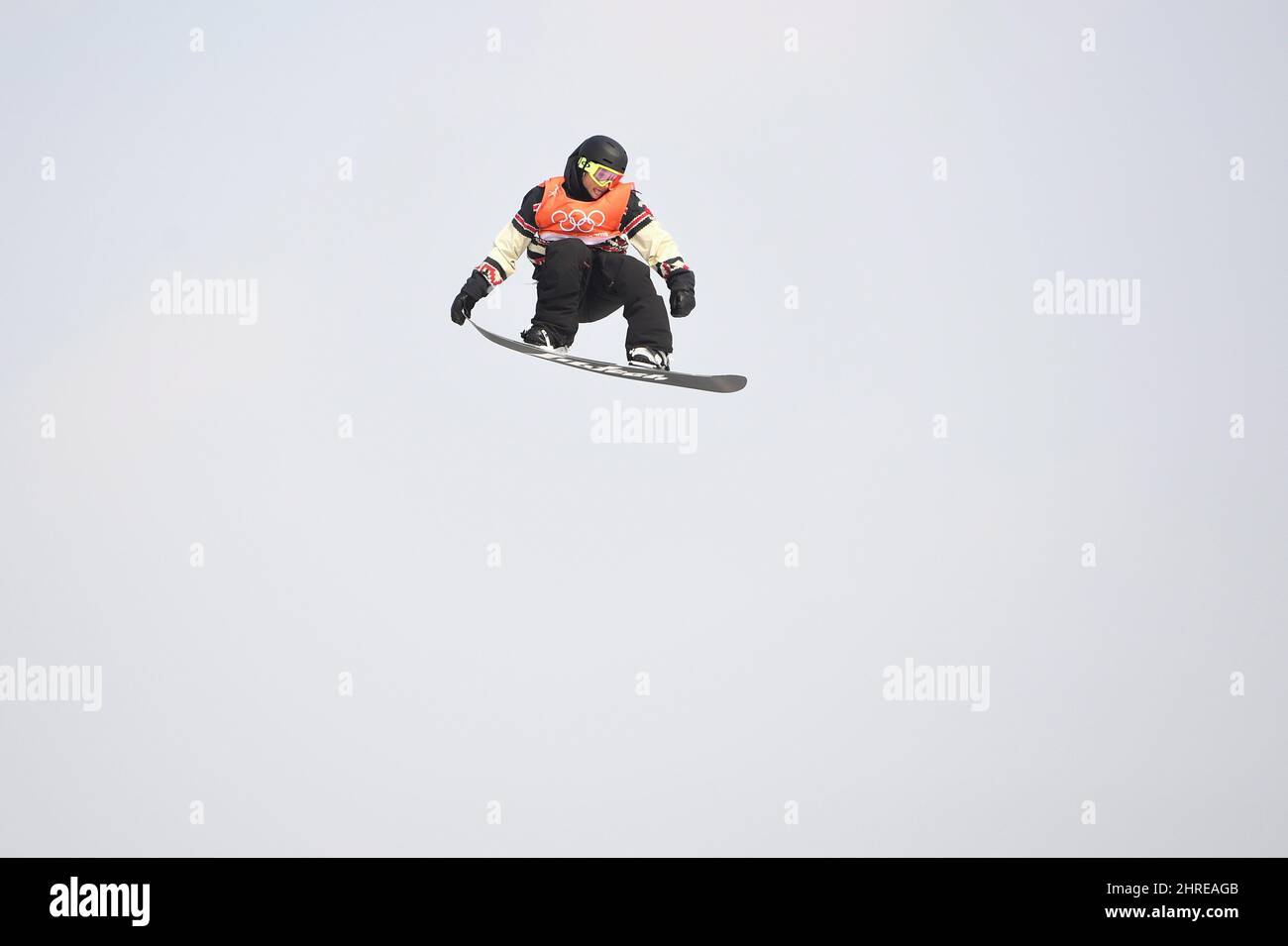 Canada's Tyler Nicholson of North Bay, Ont. flies through the air ...