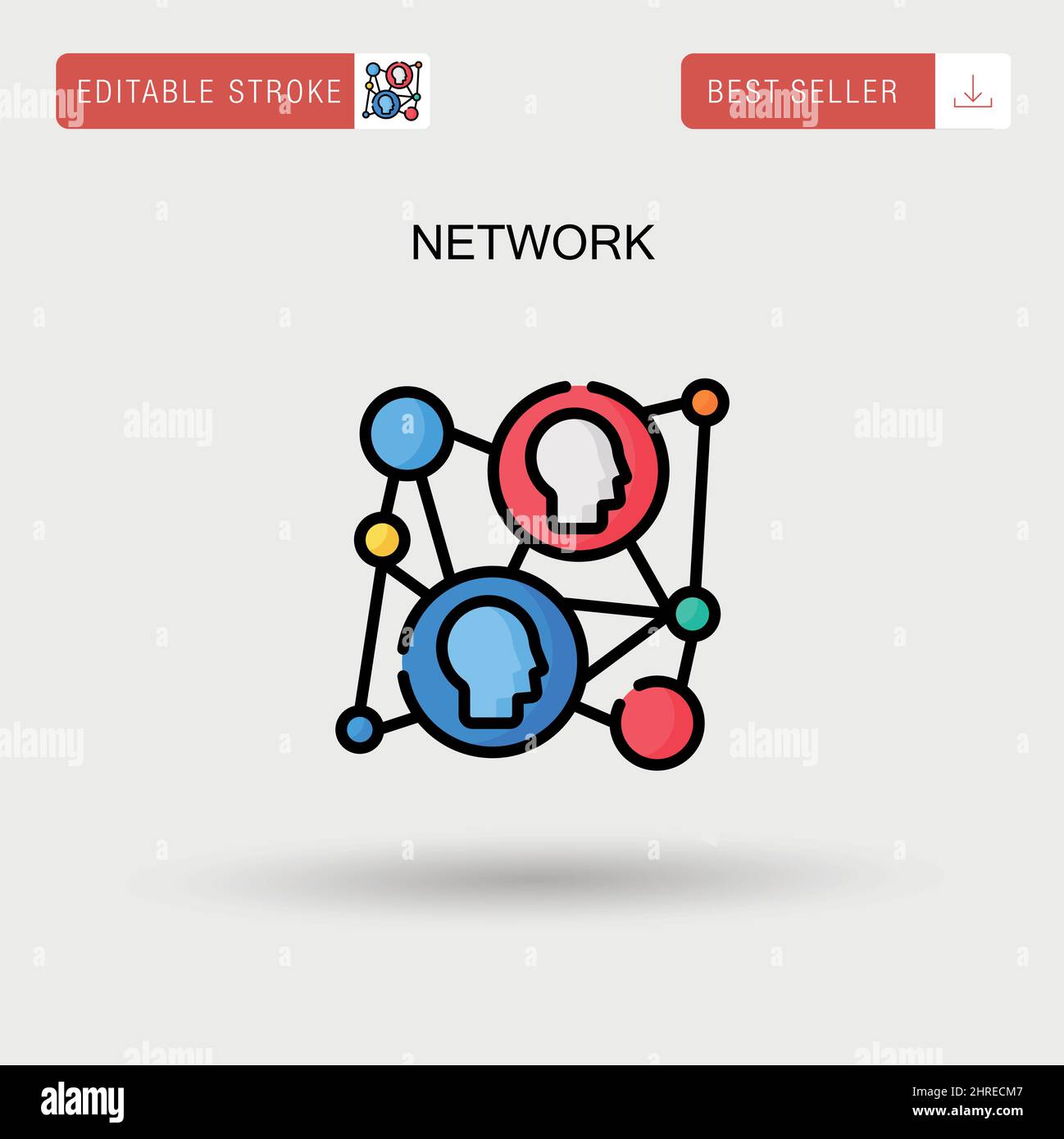 Network Simple vector icon Stock Vector Image & Art - Alamy