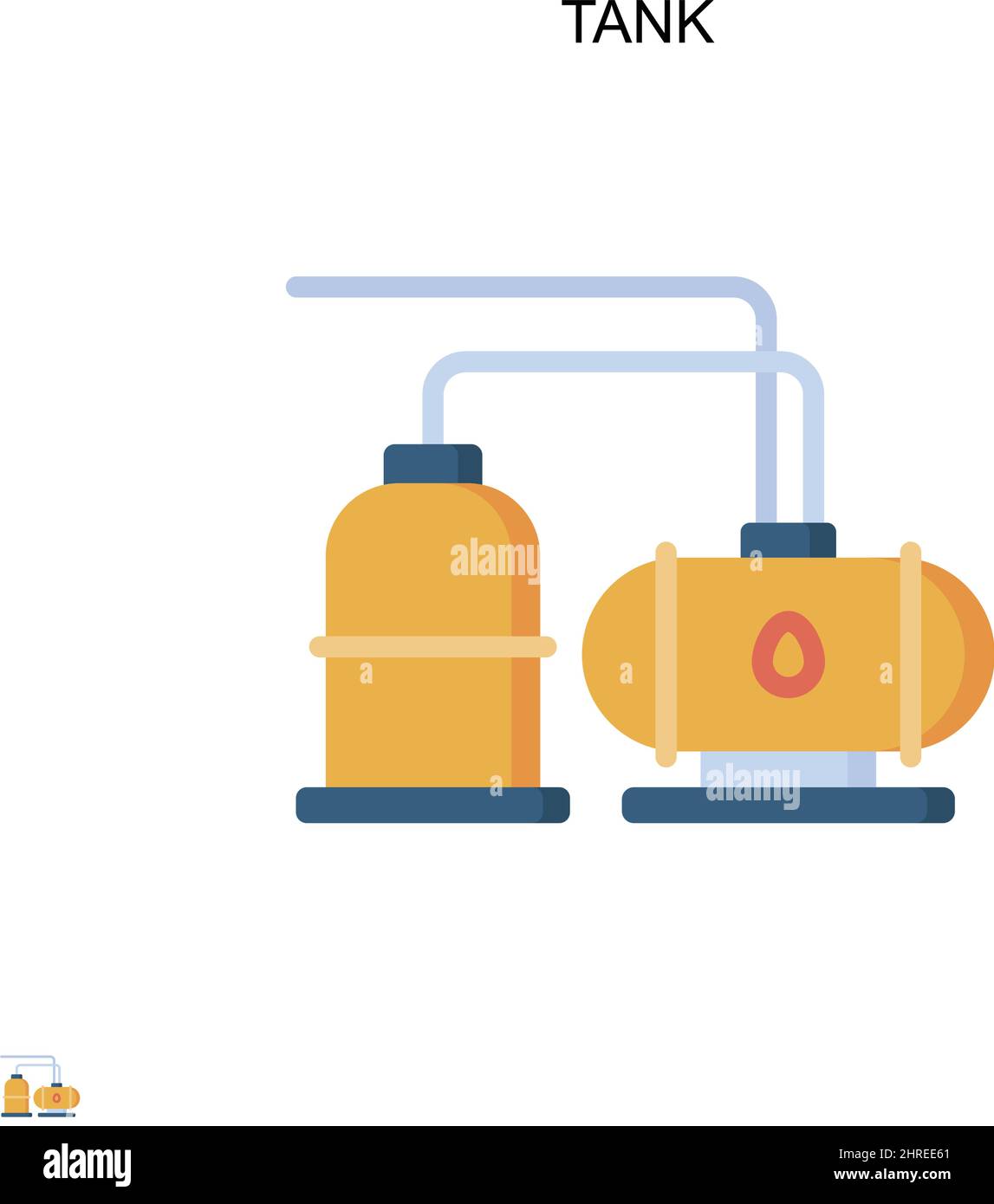 Tank Simple vector icon. Illustration symbol design template for web ...