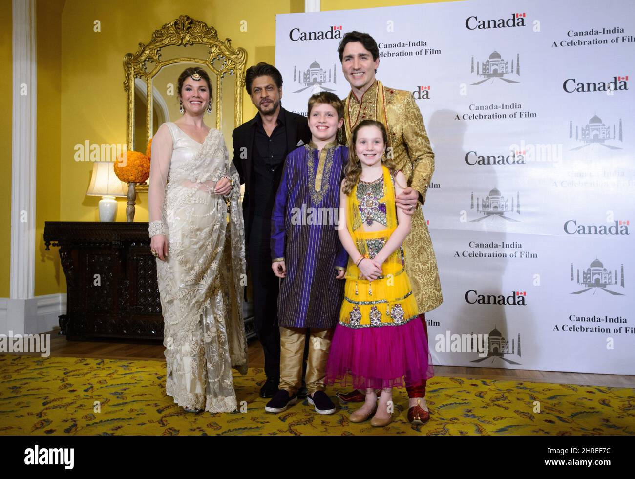 CORRECTS NAME to Shah Rukh Khan - Prime Minister Justin Trudeau wife ...
