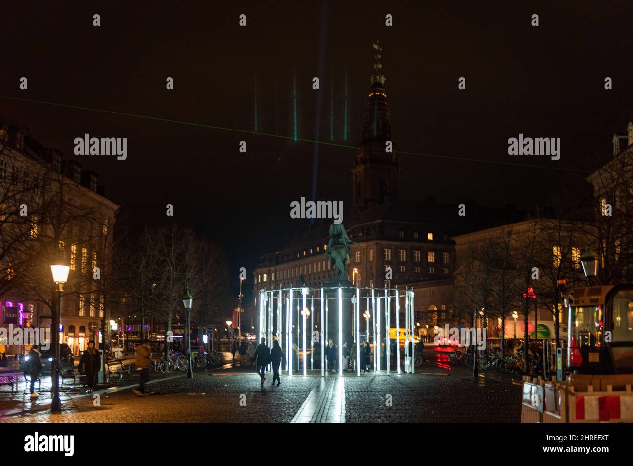 Copenhagen Denmark evening stroll during light festival Stock Photo - Alamy