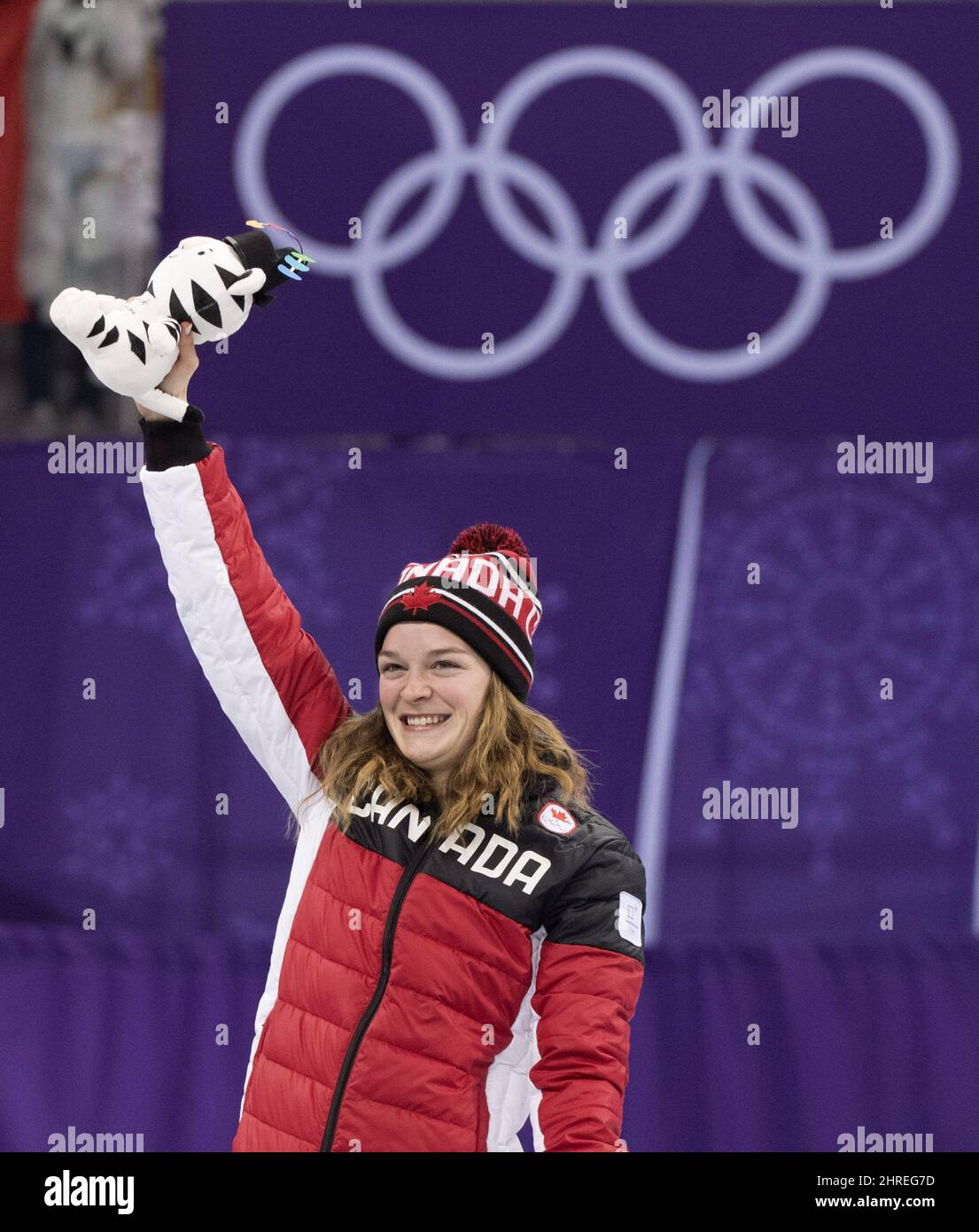 Women's 1,000-metre short-track speedskating silver medalist Kim Boutin ...