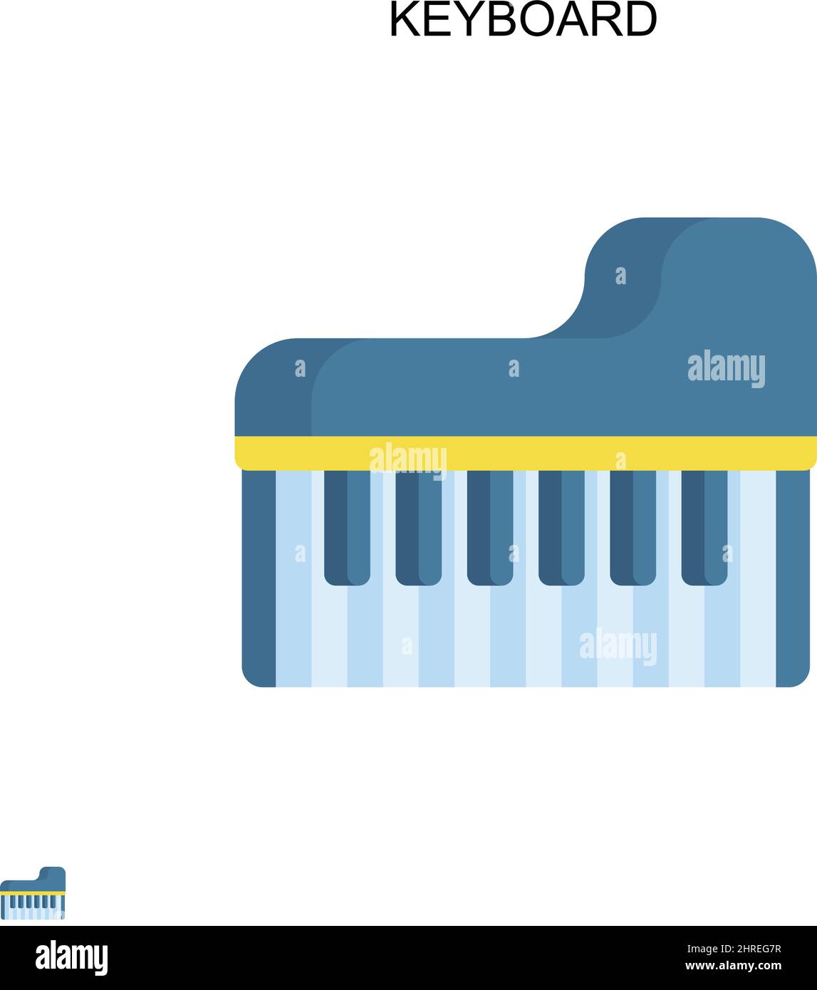 Keyboard Simple vector icon. Illustration symbol design template for web mobile UI element Stock ...